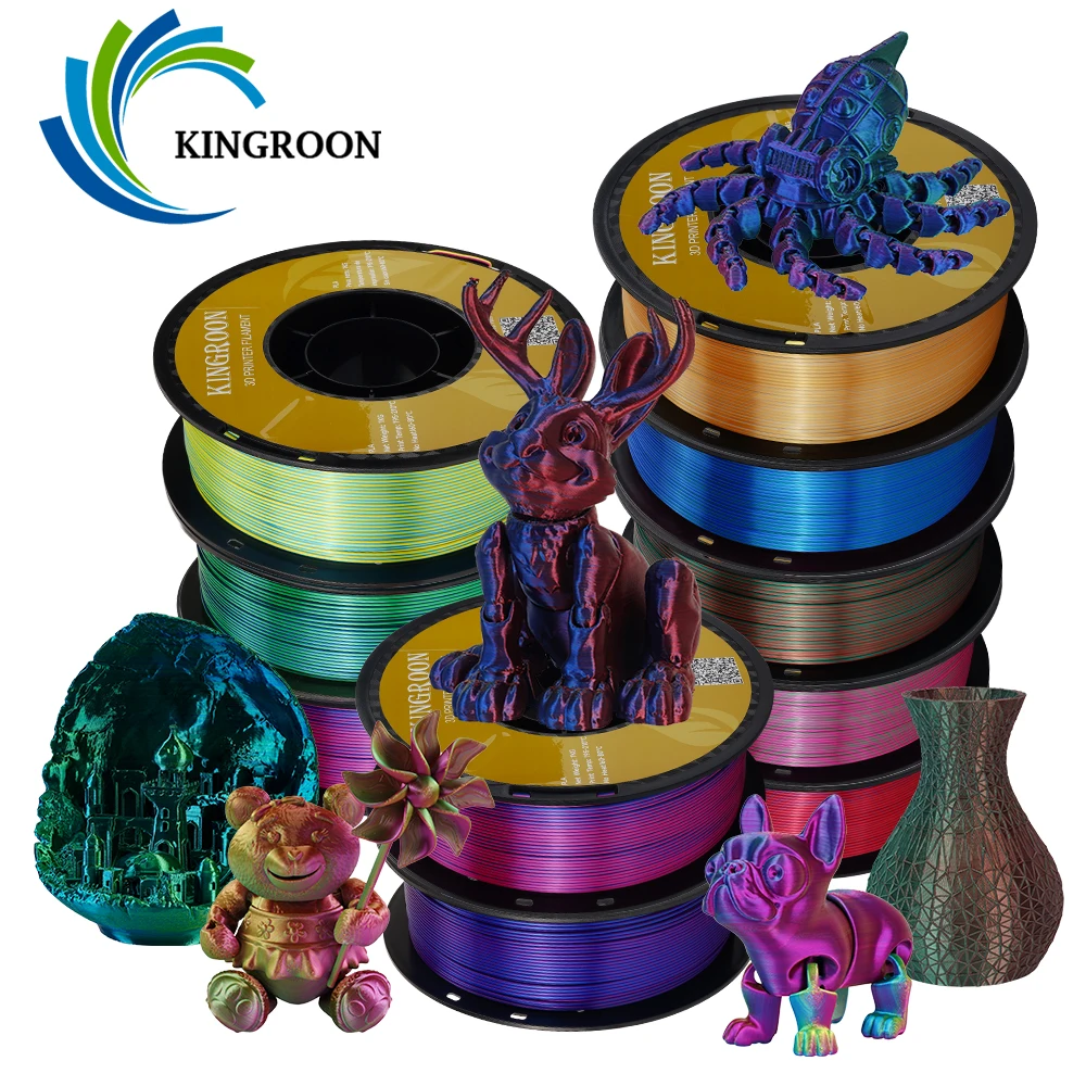 22-lbs-Tri-Color-3D-Printer-Filament-Silk-PLA-3-Color-for-3D-Printing ...
