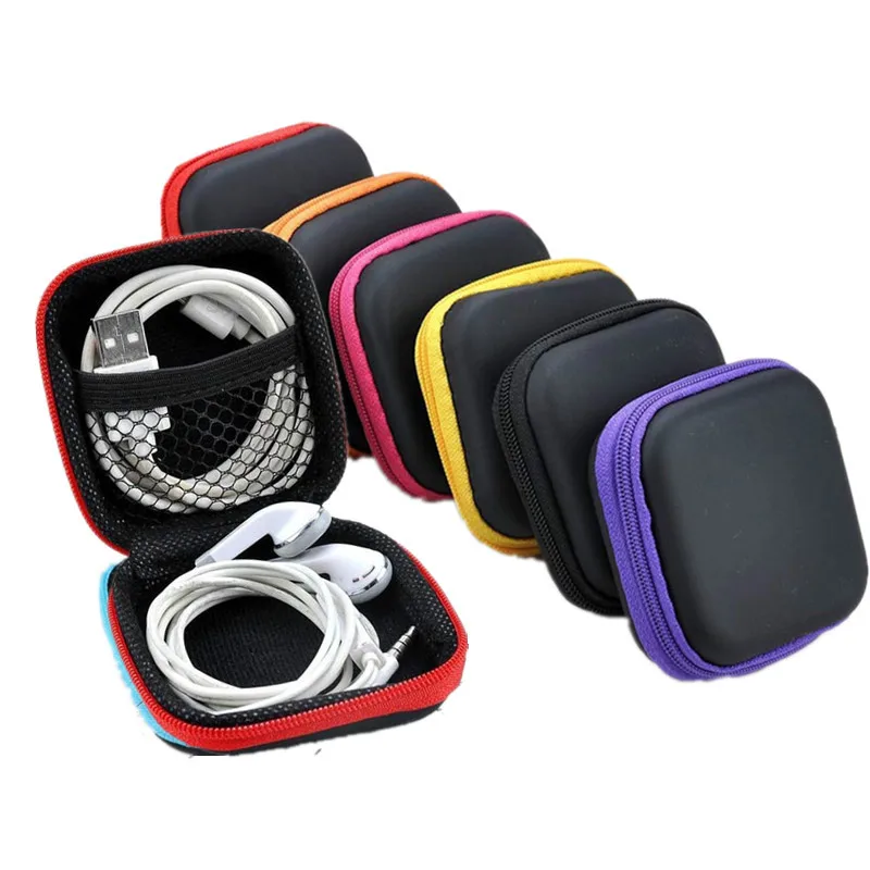 1pc-Portable-Zipper-Earphone-Case-Square-Shaped-Earbuds-Box-PU-Leather ...