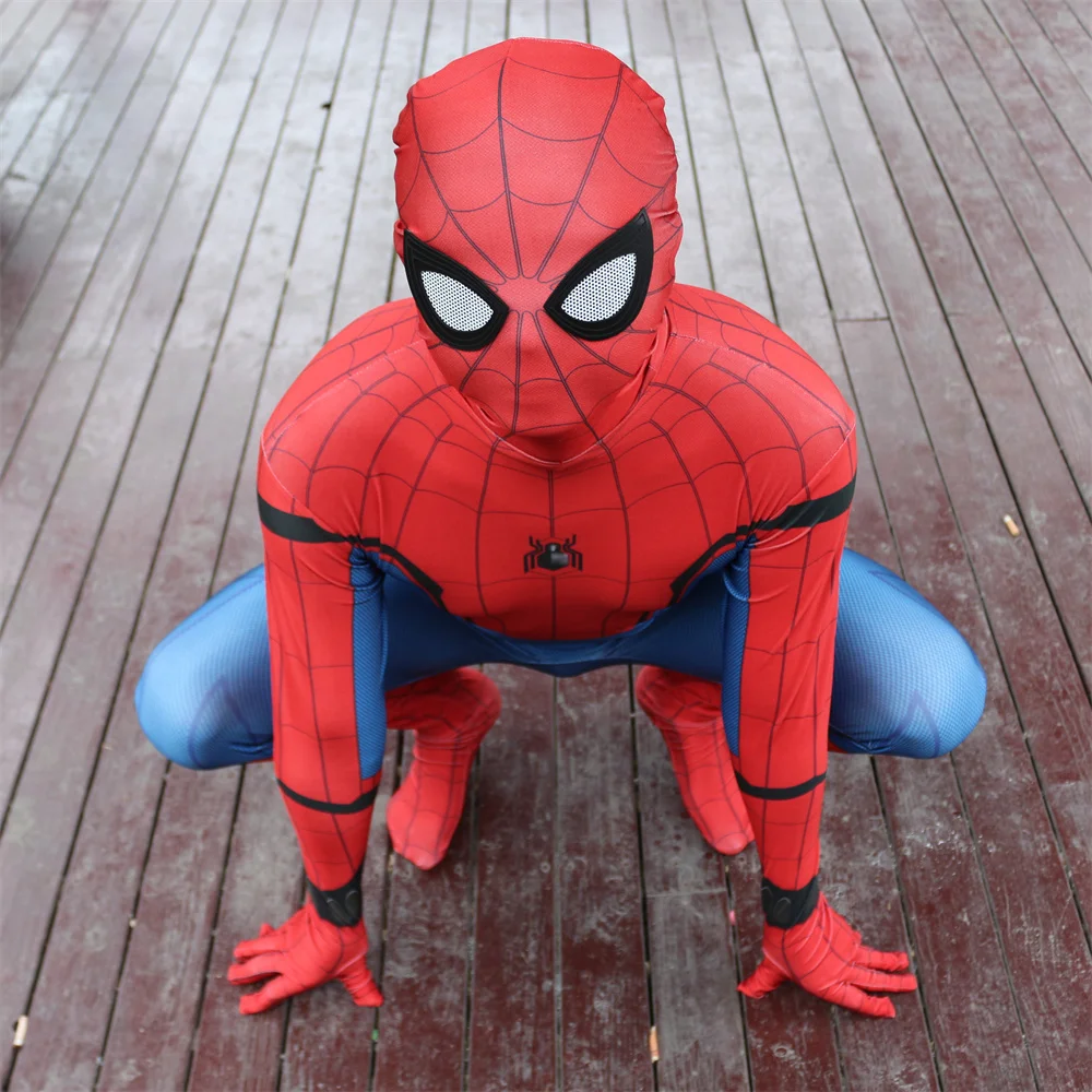 Volwassenen-Kinderen-Homecoming-Spiderman-Pak-Spider-Man-Halloween ...