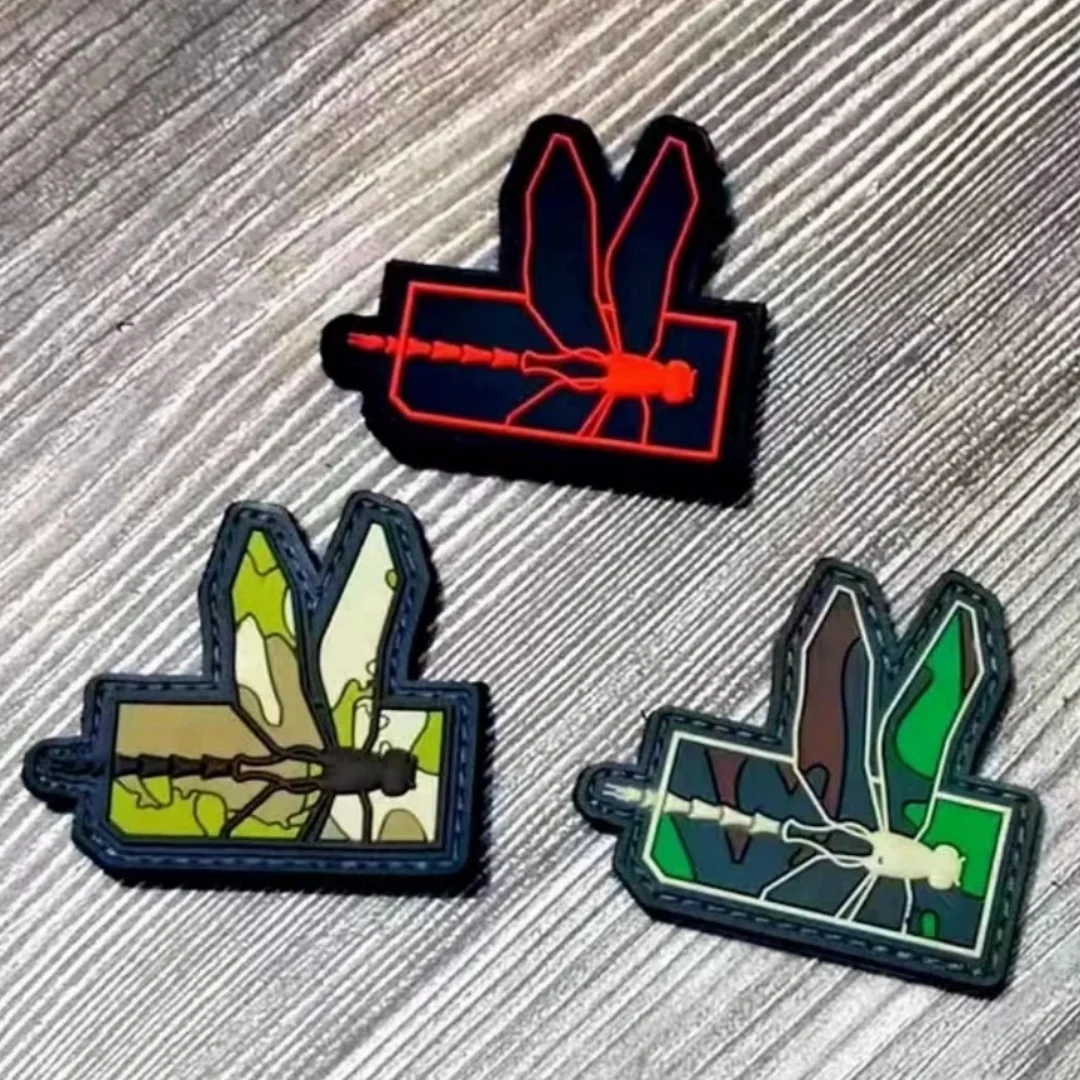 Emblema-t-ctico-de-lib-lula-de-PVC-3D-insignia-de-moral-de-Color ...