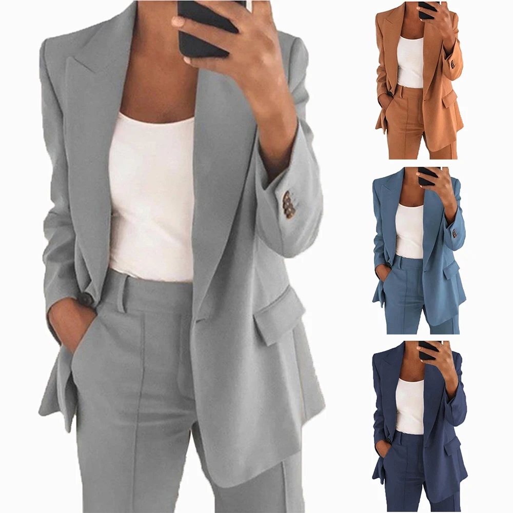 Chaqueta-de-traje-para-mujer-conjunto-de-Chaqueta-de-traje-de-estilo-c ...