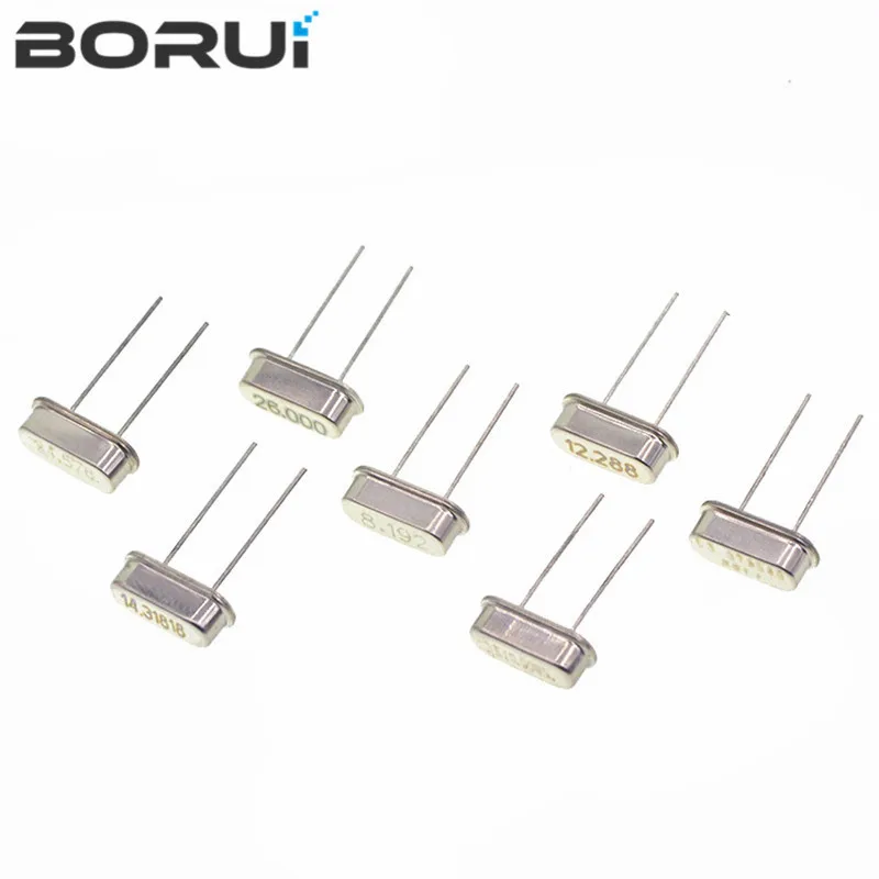 10PCS 4Mhz 6Mhz 8Mhz 12Mhz 16Mhz 20Mhz 24Mhz 32.768K 2*6 32.768K 3*8 Quartz Crystal Resonator ...
