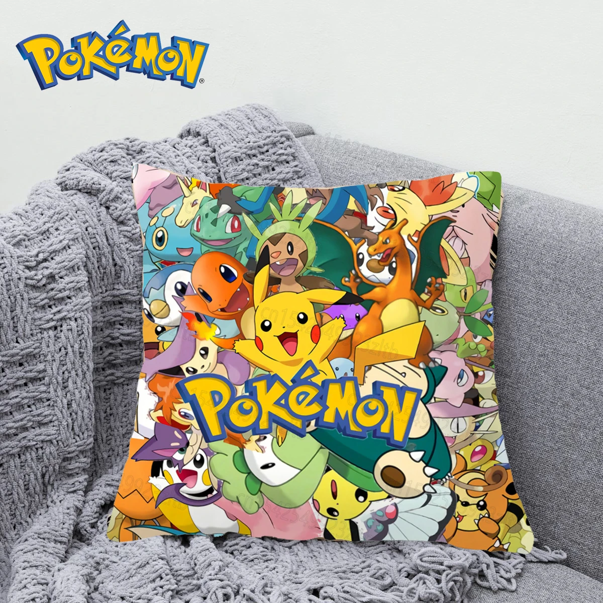 Pok-mon-Cartoon-Pillowcase-Pikachus-Charizard-Anime-Surrounding-Home ...