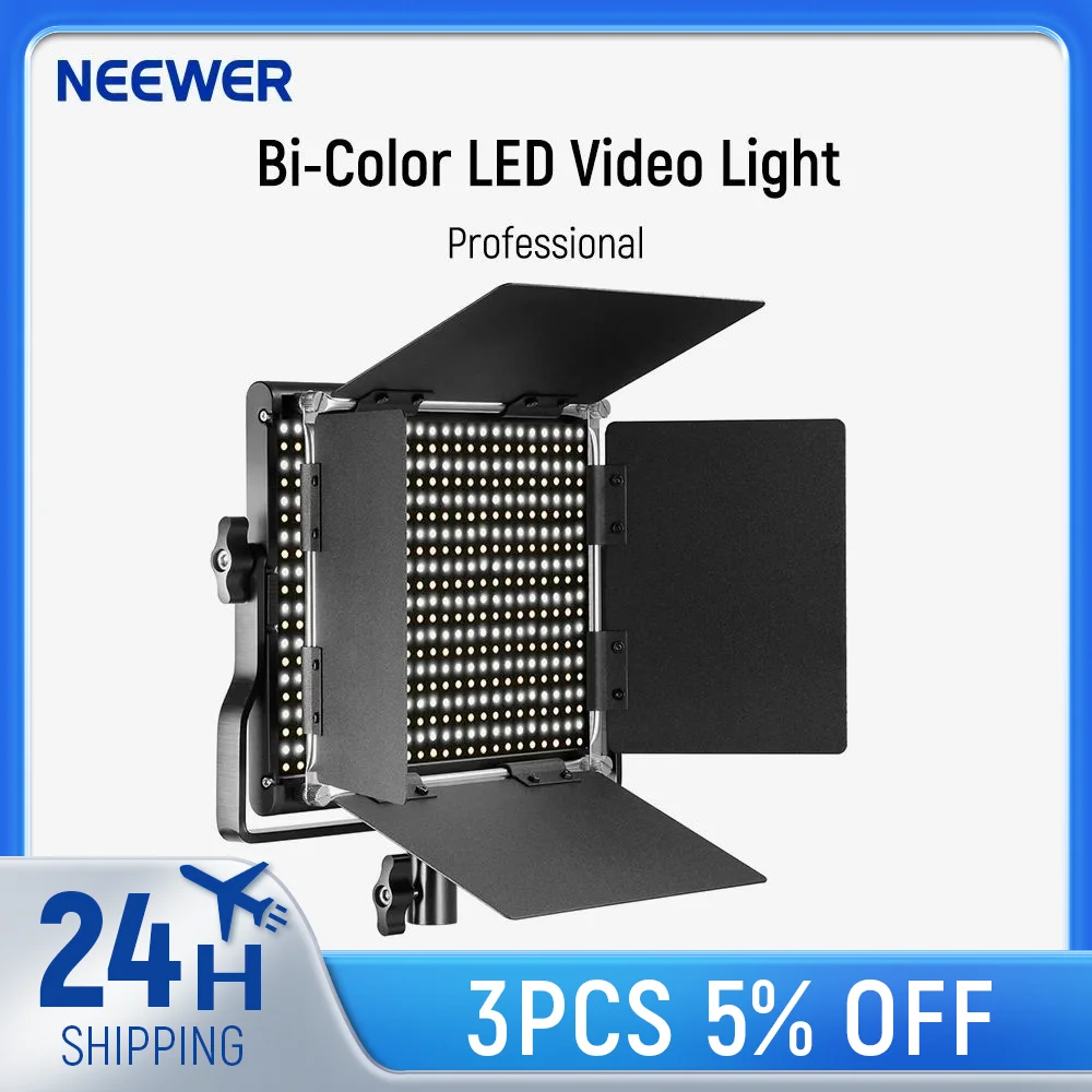 Neewer-Professional-Metal-Bi-Color-LED-Video-Light-for-Studio-YouTube ...