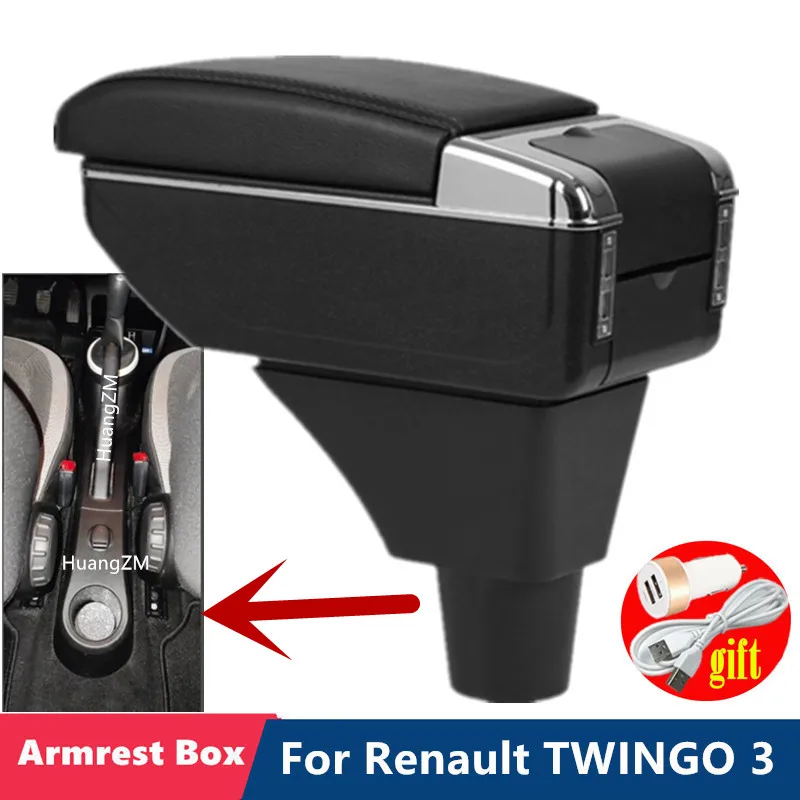 For Renault twingo Armrest box For Renault TWINGO 3 Car Armrest box ...
