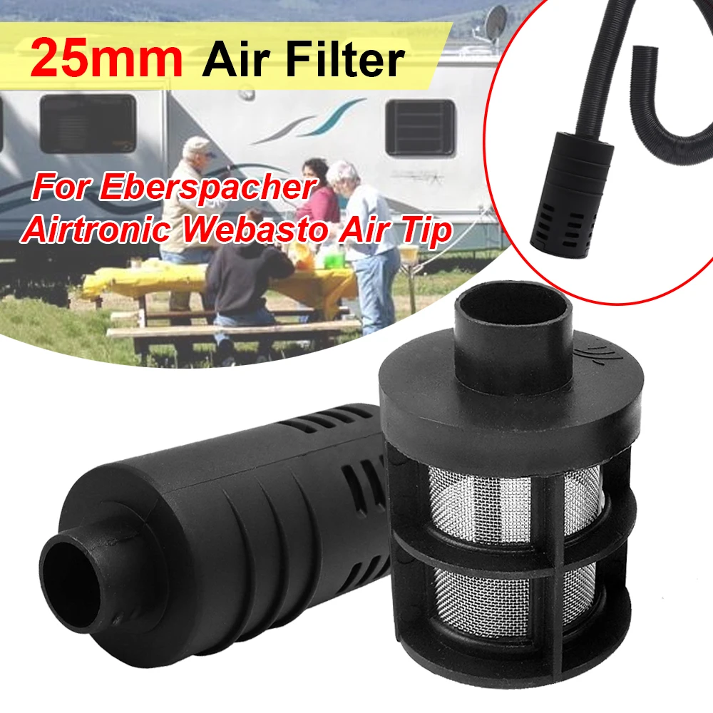 25mm Air Diesel Parking Heater Intake Filter Air Nozzle Silencer Intake ...