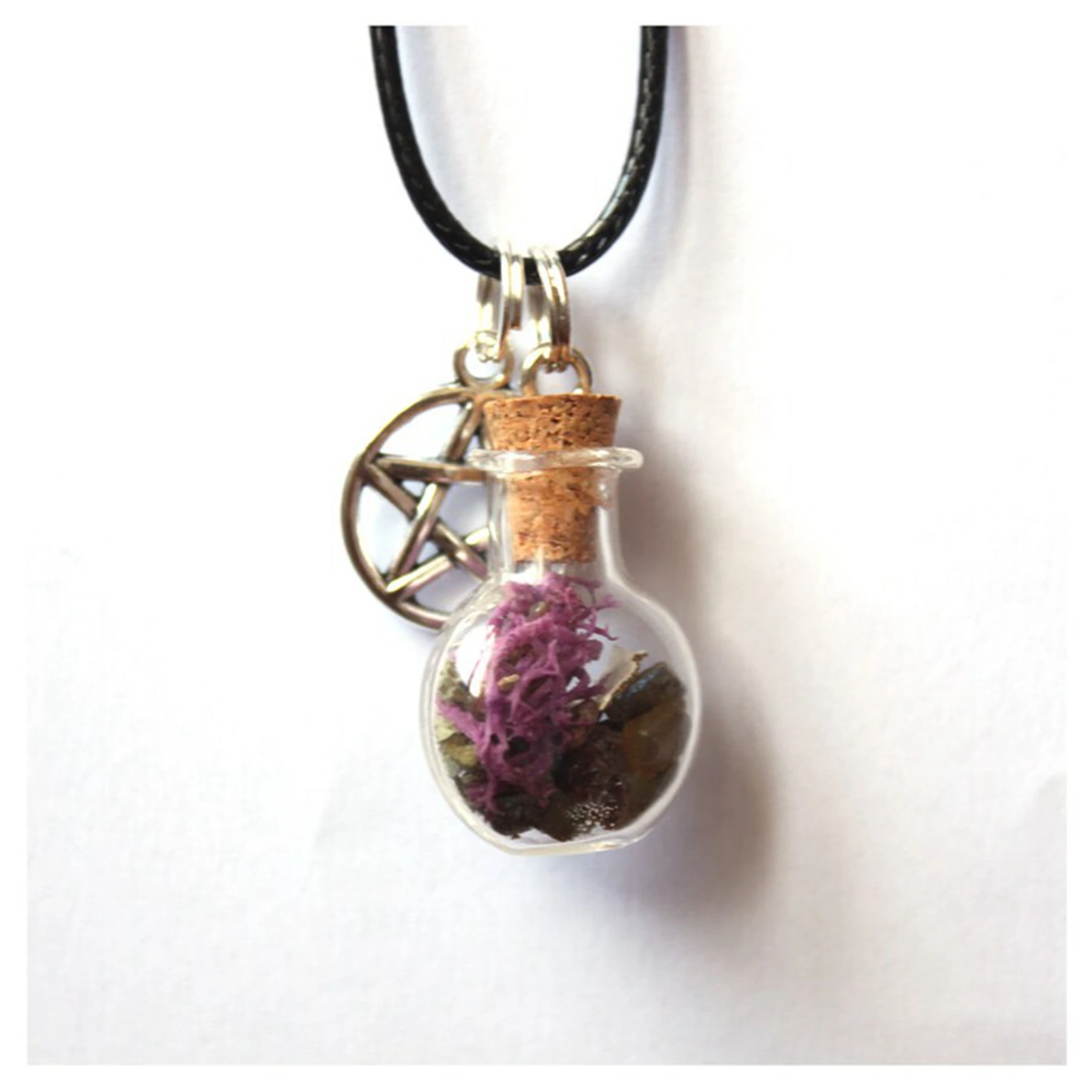 Witch protection spell necklace pentacle amulet talisman magic jewel ...