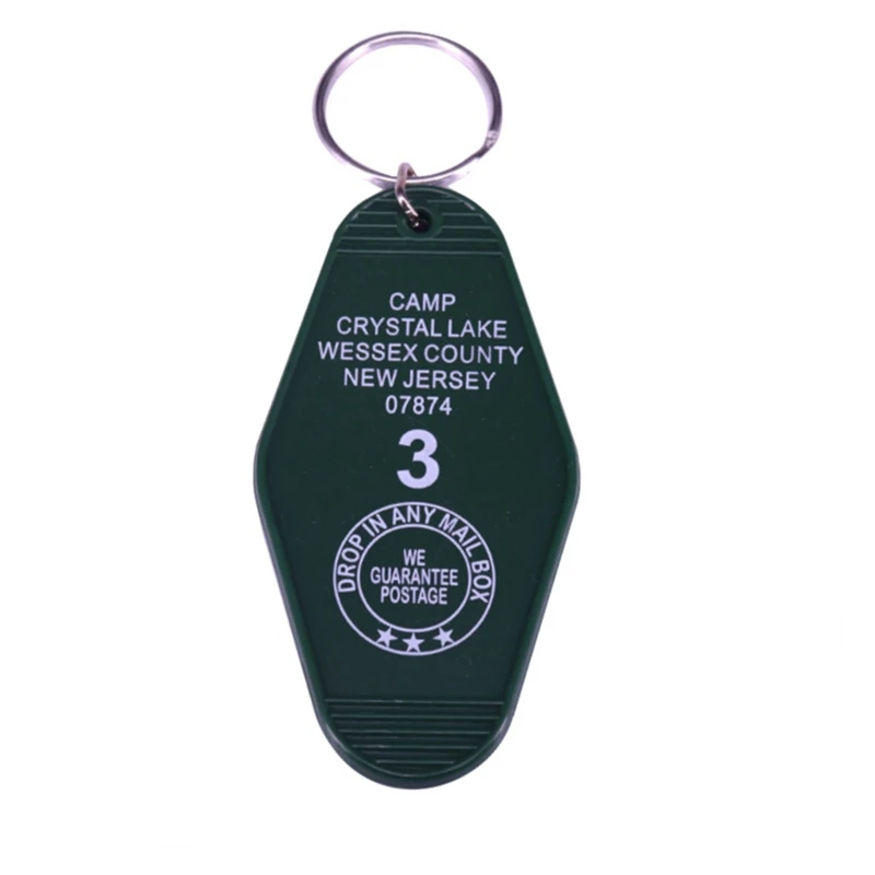 Hotel Keychain Camp Crystal Lake | Hotel Key Keychain | Jersey Keychain ...