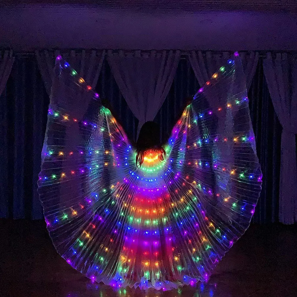 LED-Wings-Belly-Dance-Performance-Fluorescent-Butterfly-Isis-Wings-Prop-Shining-Light-Carnival ...