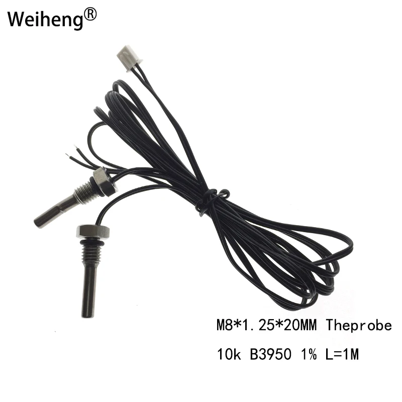 10k Ntc Thermistor Line Cable Temperature Sensor Probe 1m Length With ...