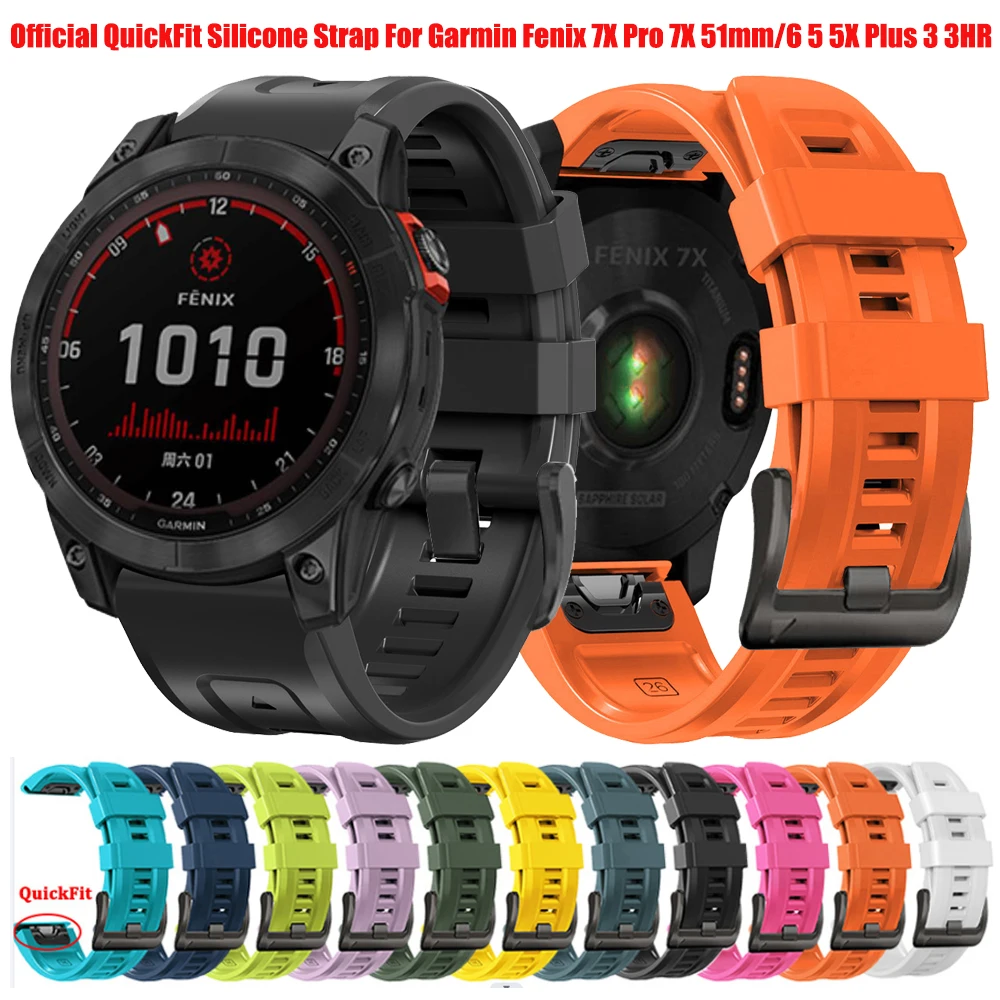Quick Release Official Strap For Garmin Fenix 7X Pro 7X 51mm/6 5 5X ...