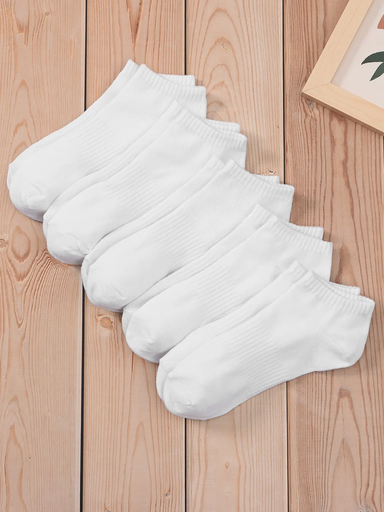 2023-New-5-Pairs-Lot-Summer-Women-Men-White-Color-Short-Socks-Low-Tube ...