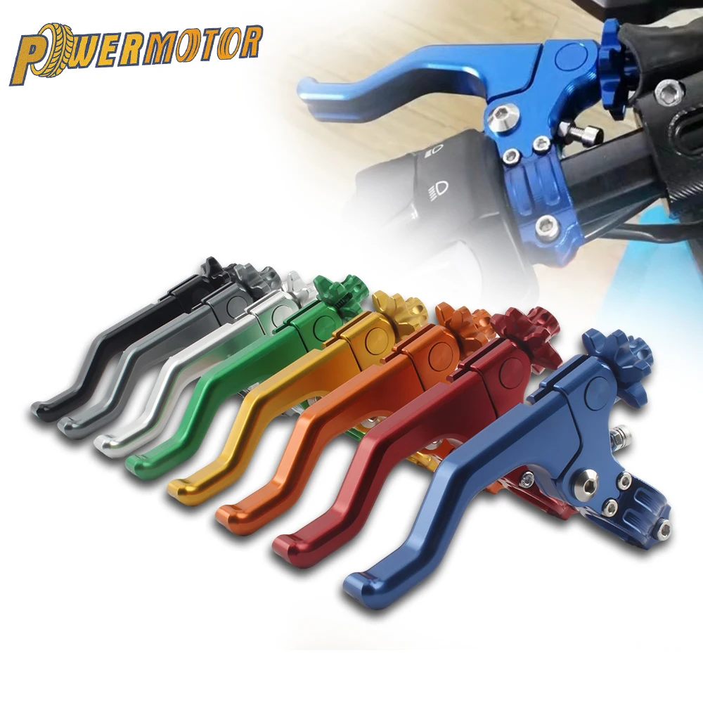 Motorcycle-Clutch-Lever-Handlebar-Universal-CNC-Aluminum-One-Finger-for ...