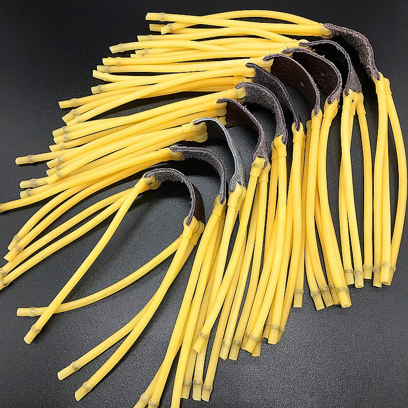Slingshot-Elastic-Band-Leather-Rubber-Band-Latex-Powerful-Catapult ...