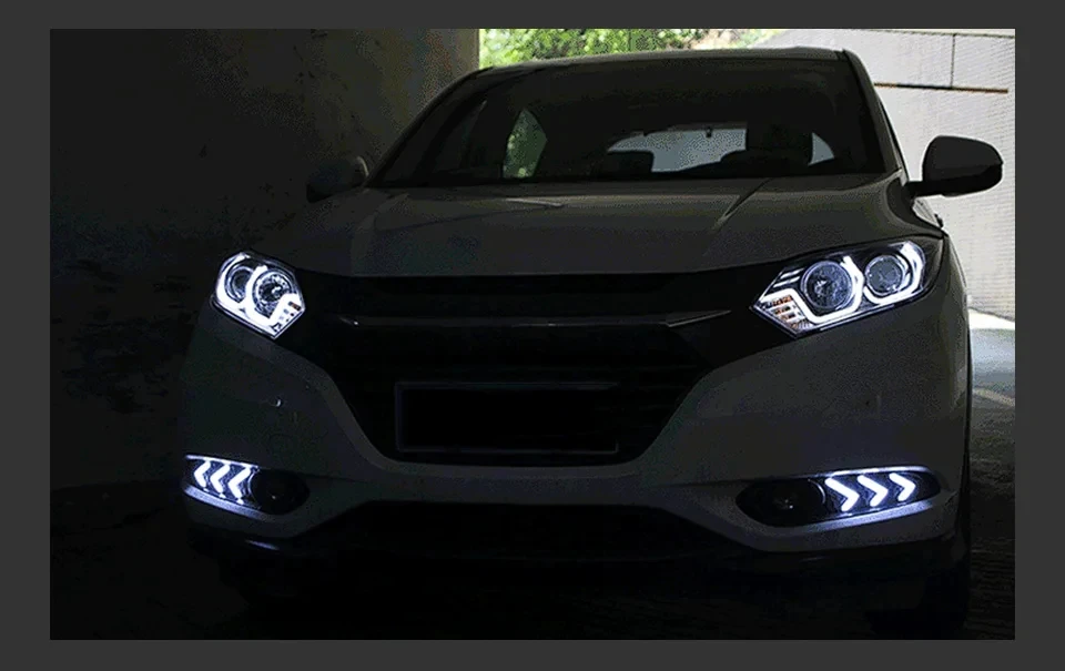 Honda HR-V LED Headlight 2015-2019 Headlights HRV Vezel DRL Turn Signa ...