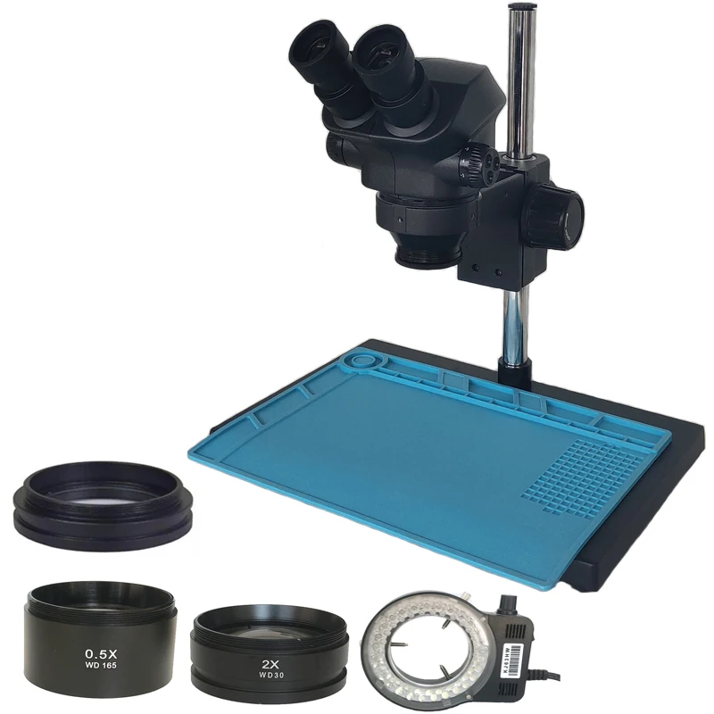3-5X-100X-Soldering-Binocular-Stereo-Microscope-Zoom-Microscopio-For ...