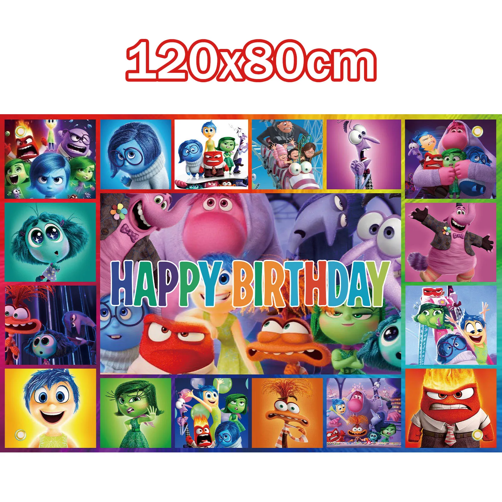 Set de decoración para fiesta de cumpleaños de Disney Inside Out 2 ...