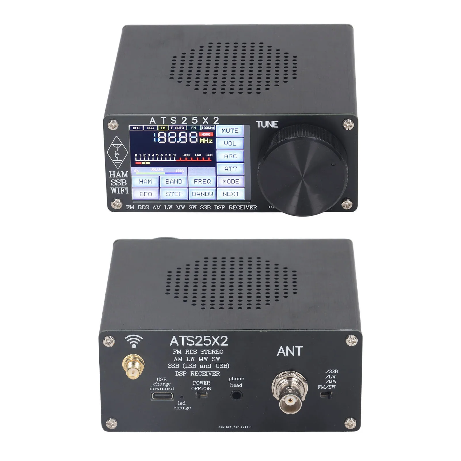 DSP-Receiver-Full-Band-Radio-Receiver-DSP-Shortwave-Multi-Modes-with ...