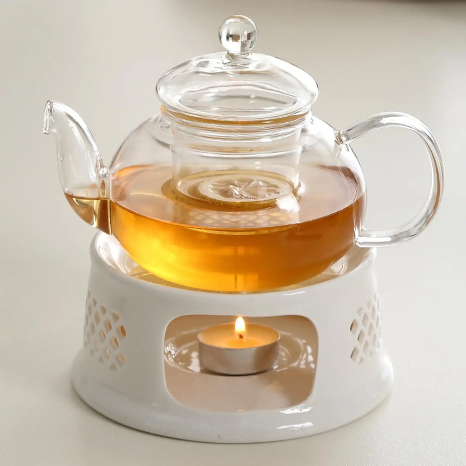 Ceramic-Teapot-Warmer-Counter-Candle-Furnace-Warming-Heat-Proof-Table ...
