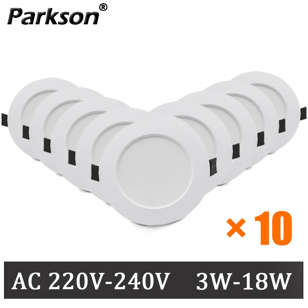 10-pz-lotto-LED-Downlight-220V-incasso-rotondo-soffitto-Dowm-luce ...