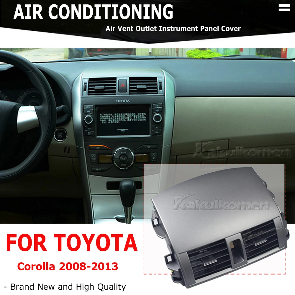 1PCS-Center-Dash-A-C-Outlet-Air-Vent-Panel-for-Toyota-Corolla-2008-2011 ...