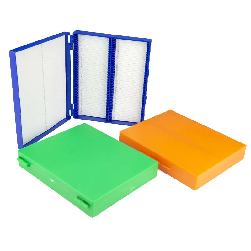 Caja-de-almacenamiento-de-vidrio-para-microscopio-portaobjetos-de-pl ...