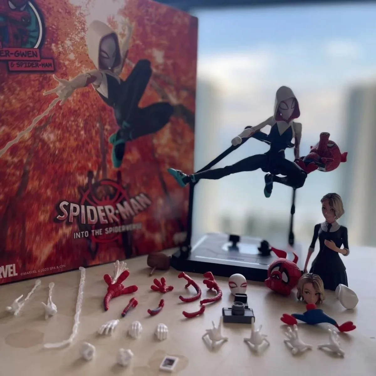 13cm-Sv-Action-Gwen-Stacy-Action-Figure-Collection-Sentinel-Spider-Gwen ...