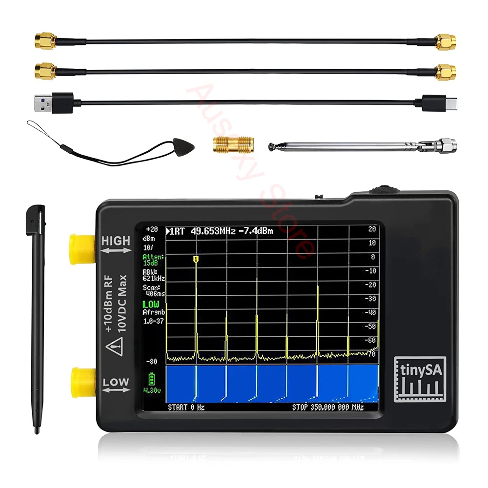 Portable-TinySA-Spectrum-Analyzer-100kHz-to-960MHz-MF-HF-VHF-UHF ...