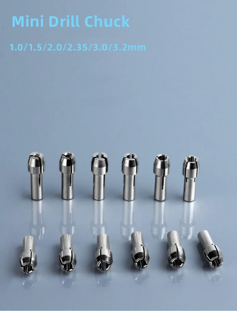 5Pcs/Lot Mini Drill Chuck 1.0/1.5/2.0/2.35/3.0/3.2mm Tail Dia4.2mm For ...