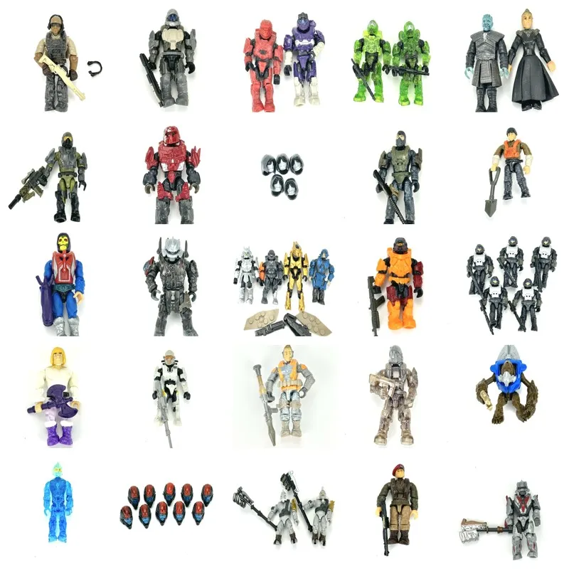 Ultra-Rare-Mega-Bloks-Construx-UNSC-COD-Spartan-Warriors-Soldiers ...
