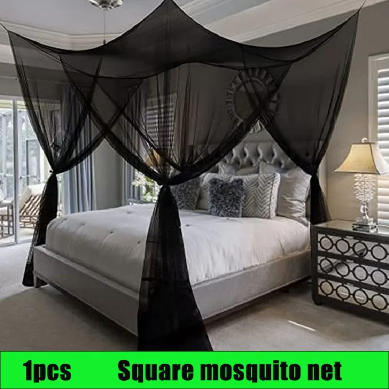 Sifang-Mosquito-Net-Large-Four-Door-Mosquito-Net-Square-Top-Mosquito ...