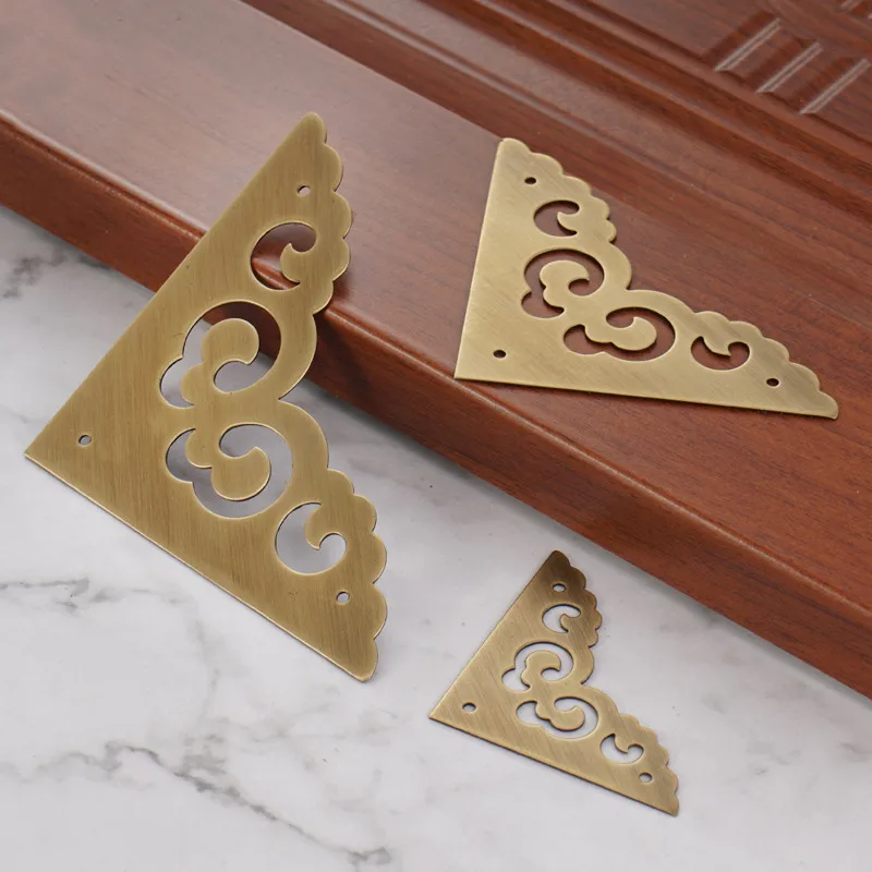 Antique Corner Protectors Wood | Brass Corner Protector Box - Table ...