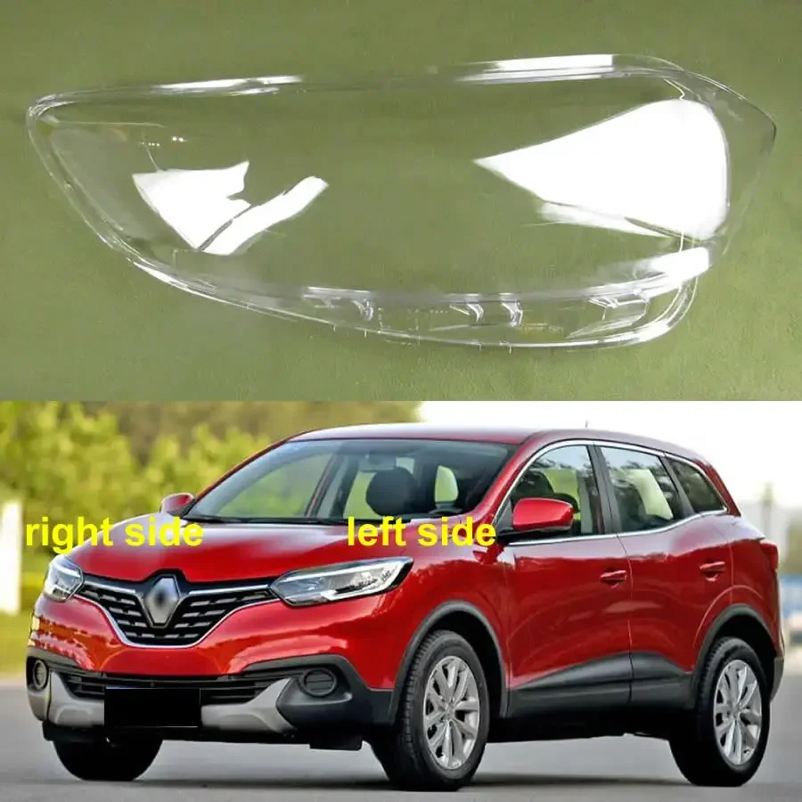 For-Renault-Kadjar-2016-2017-2018-LED-Front-Headlight-Shell-Transparent ...
