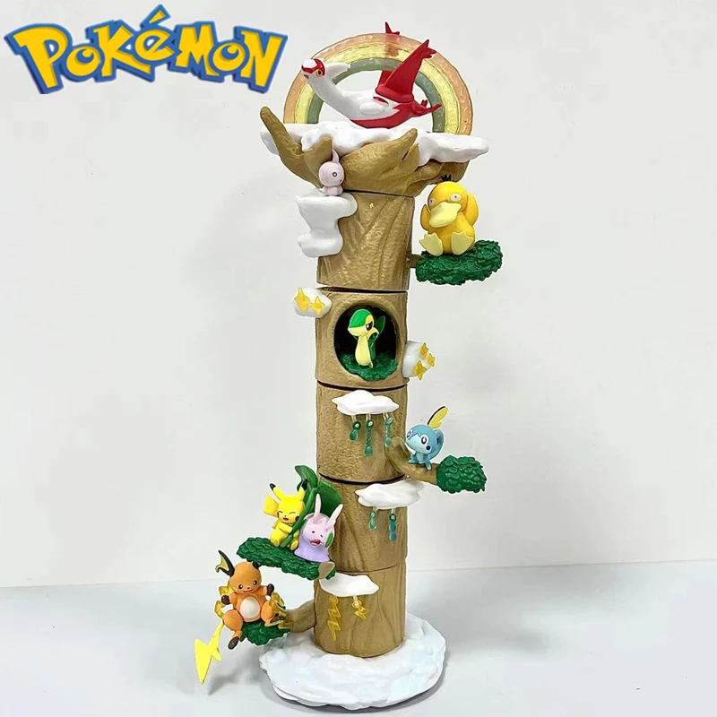 Pokemon-Model-Sky-Tree-Doll-Forest-Stump-Series-7th-Generation-Kawaii ...