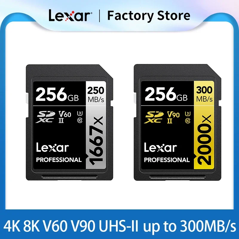 Lexar-tarjeta-SD-Clase-10-V10-V30-V60-V90-U3-UHS-II-32GB-64GB-128GB ...
