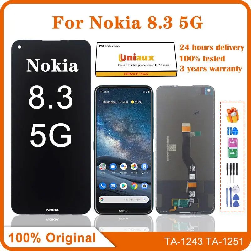 100-Original-lcd-Display-For-Nokia-8-3-5G-LCD-Display-Touch-Screen ...