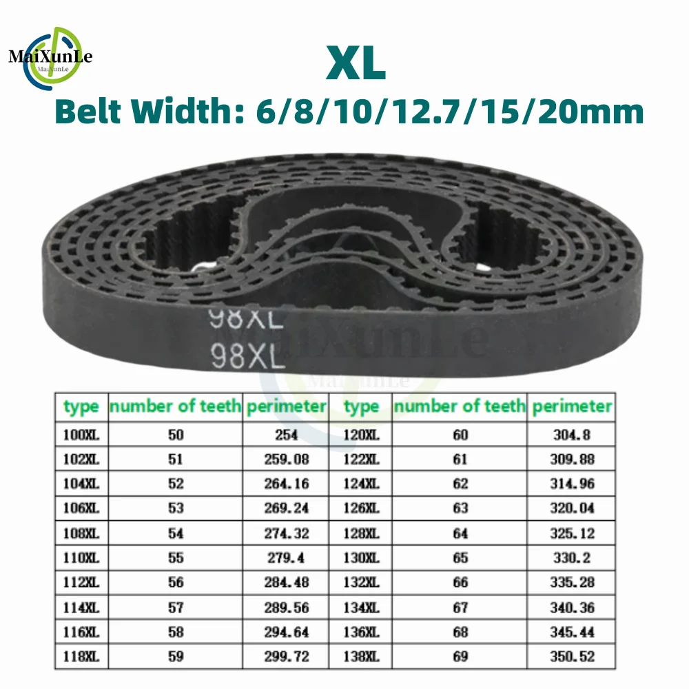 XL Timing Belt 100XL/102XL/104XL/106XL/108XL/110XL/112XL/114XL/ 116XL ...