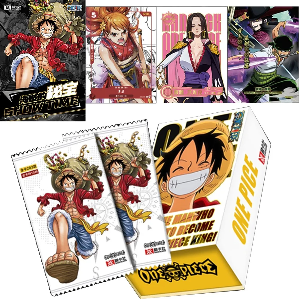 New-SheenCard-One-Piece-Collection-Cards-Anime-Luffy-Zoro-Nami-Chopper ...