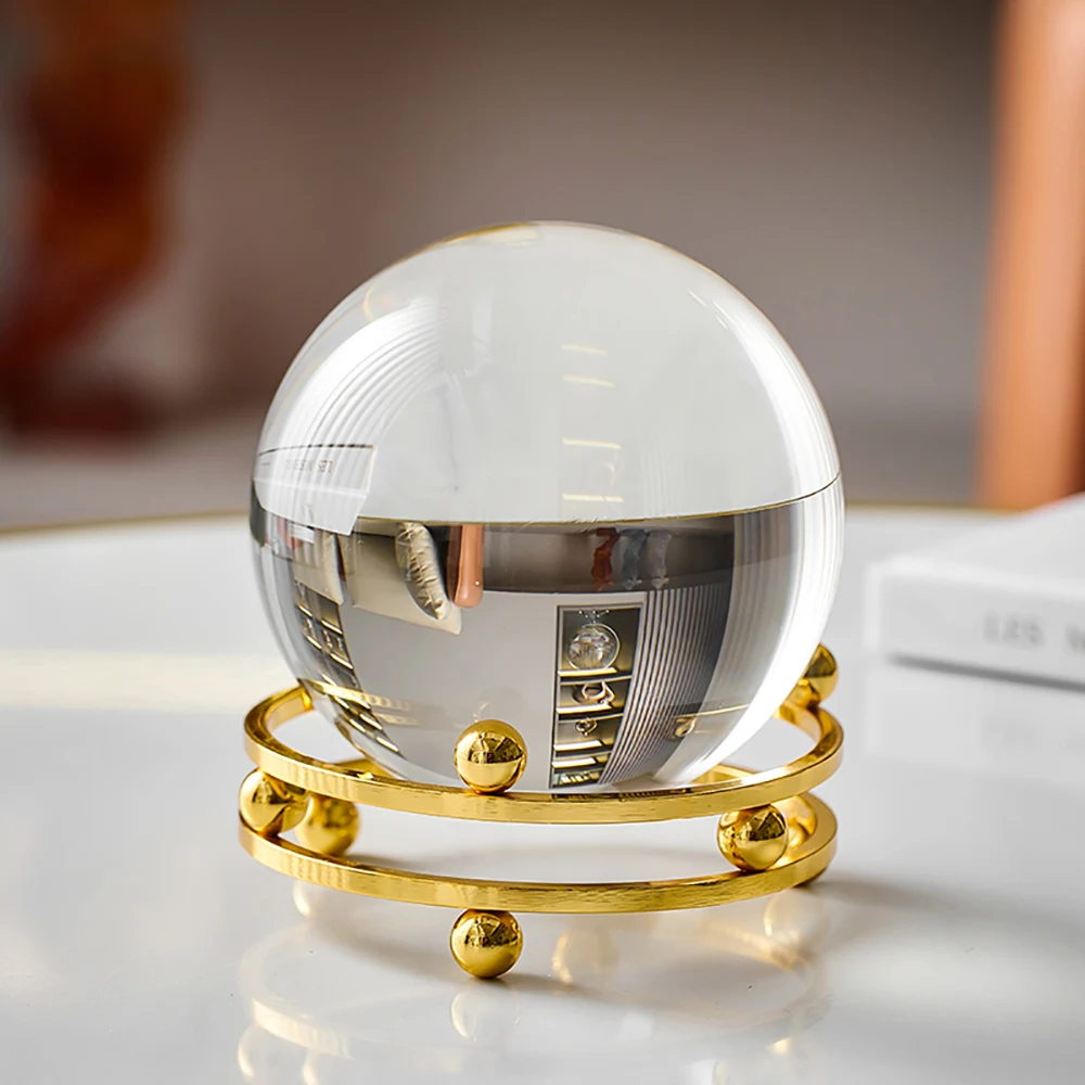 Luxury-Crystal-Ball-Ornaments-Modern-Home-Decor-Figurines-for-Interior ...
