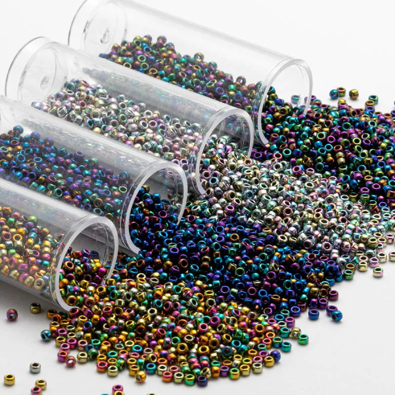 Japanese-TAO-Beads-Metallic-Color-AB-Color-Plating-2MM-Round-Glassy ...