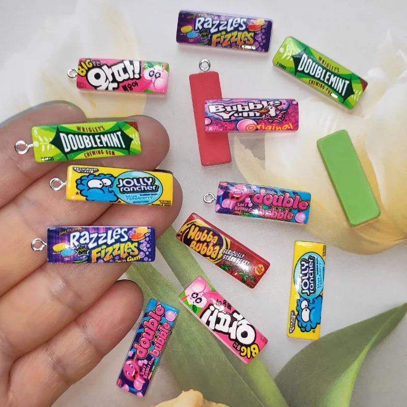 10pcs-Mini-Chewing-Gum-Charms-Colorful-Candy-Pendants-Resin-Food ...