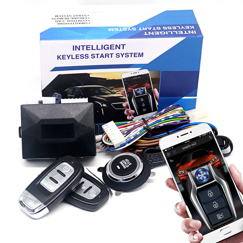 Universal-Auto-Alarm-Auto-Start-Stopp-System-Fernbedienung-Motor-Z ...
