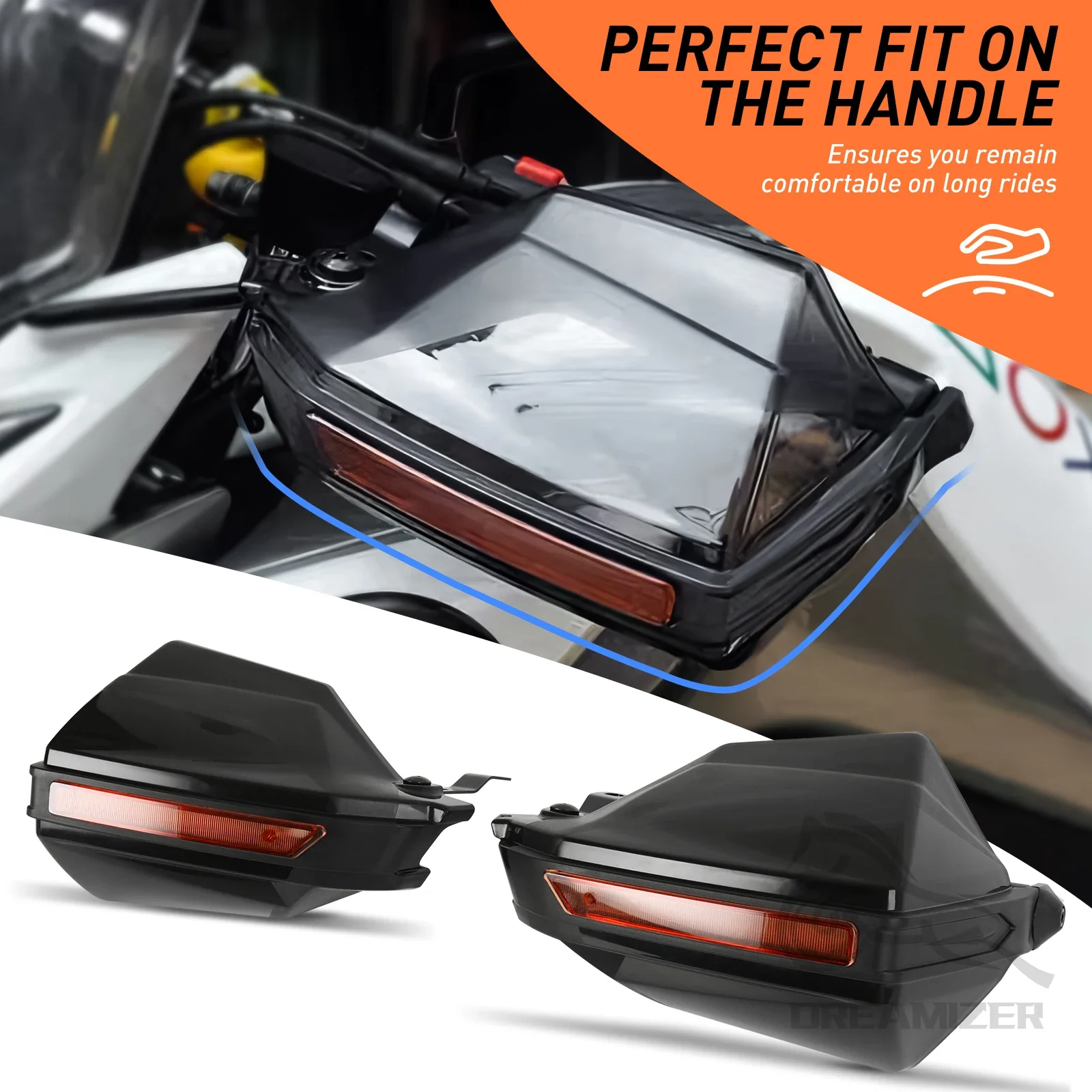 Protector-de-mano-Universal-para-motocicleta-Protector-de-manos-a ...