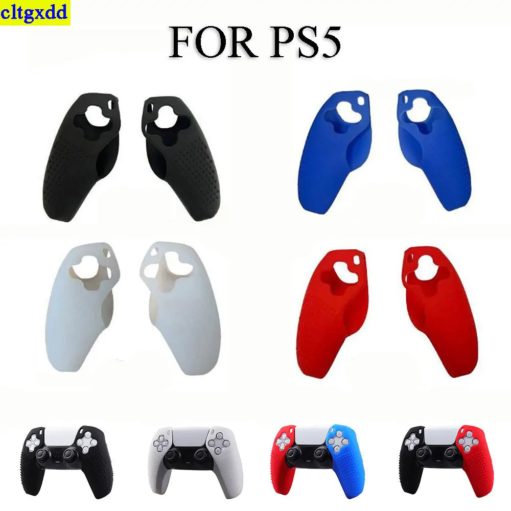 1 pair of silicone sleeve anti slip grip skin care sleeve for PS5 ...
