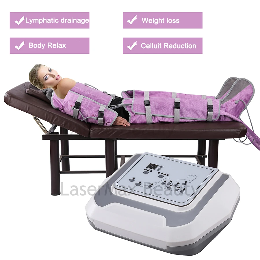Professional Air Wave Pressure Therapy Machine Pressotherapy Lymphatic ...