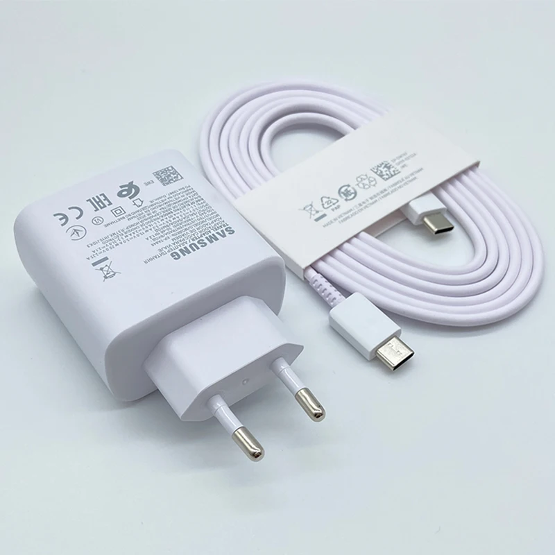Samsung Charger 45W Super Fast Charge EU CERTIFIED USB-C Adapter For ...