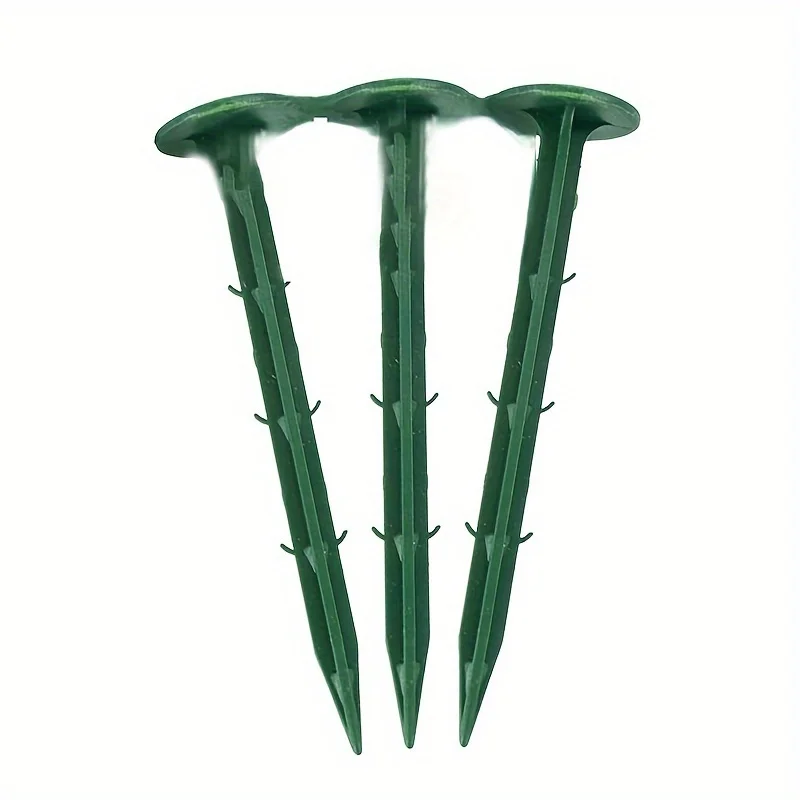 green,100pcs Turf Nails Lawn Mulch Fixing Nails, Plastic Gardening ...