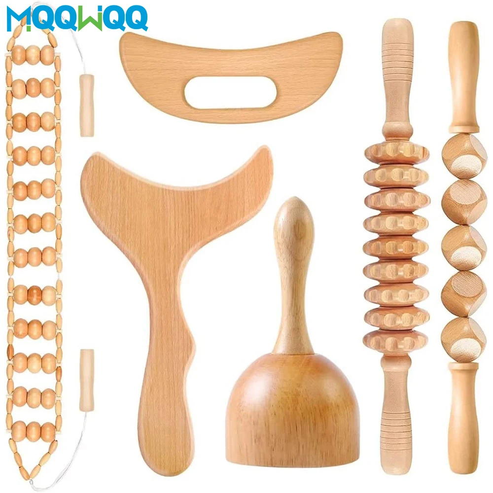 Wooden-Massager-Wood-Therapy-Massage-Tools-Body-Shaping-Massage-Tool ...