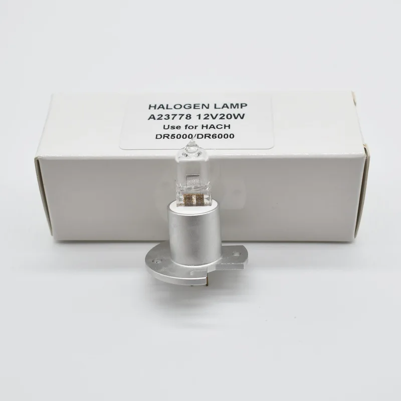 Hach A23778 12V20W Halogen Lamp For HACH A23778 DR-5000 DR-6000 ...