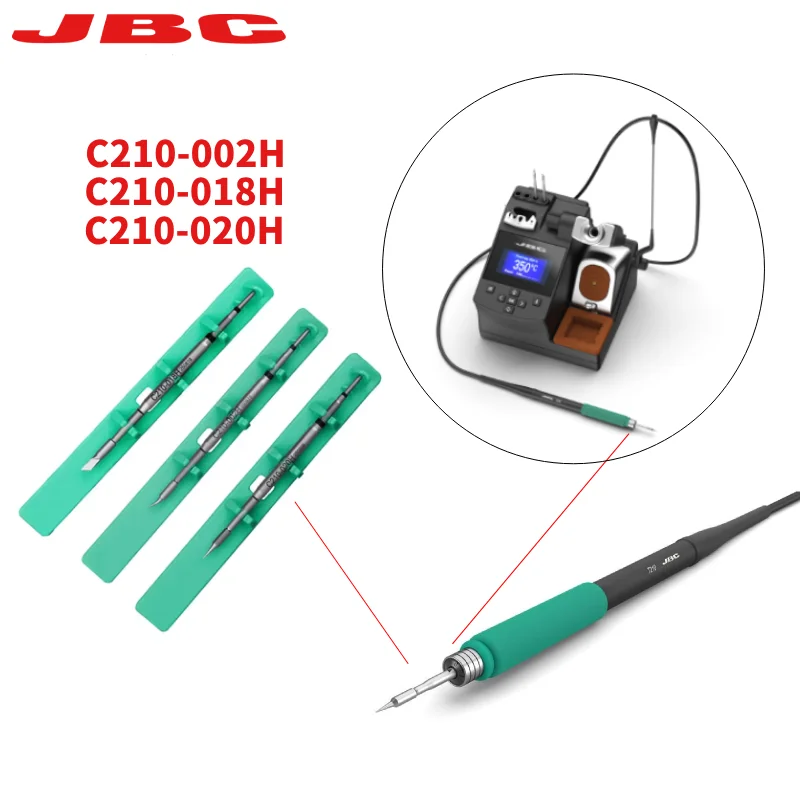 100% Original JBC Cartridge C210 Series C210002/018/020 Soldering Tips ...